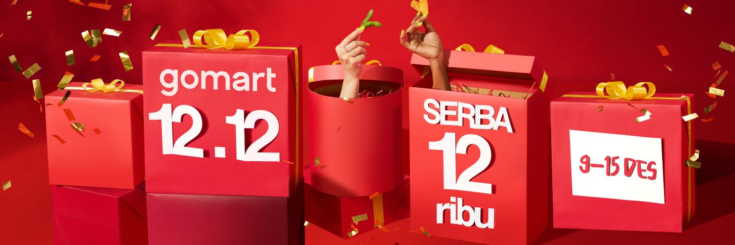 GoMart 12.12, Serba 12RB!