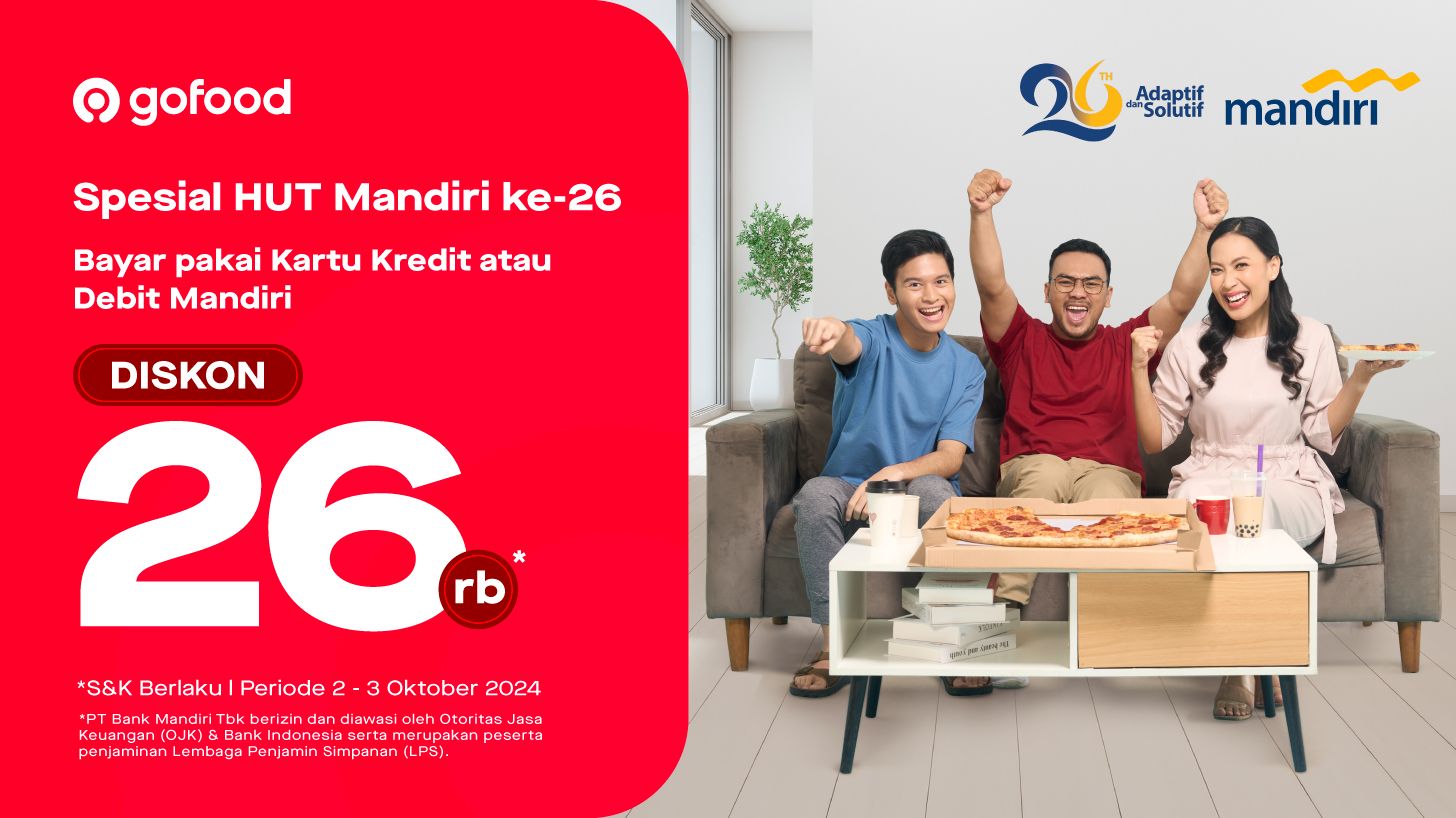 Promo GoFood: Pesan Makan & Minuman Hemat, Bayarnya Pakai Kartu Kredit ...