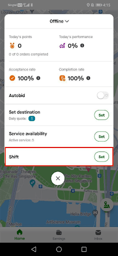 Shift booking: drive in your preferred timings and areas