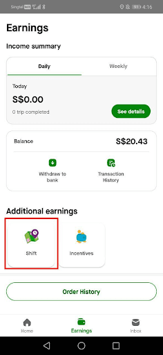Shift booking: drive in your preferred timings and areas
