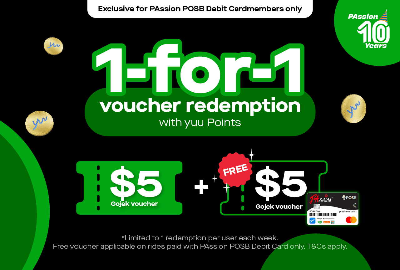 Get rewarded with yuu Points for your Gojek rides!